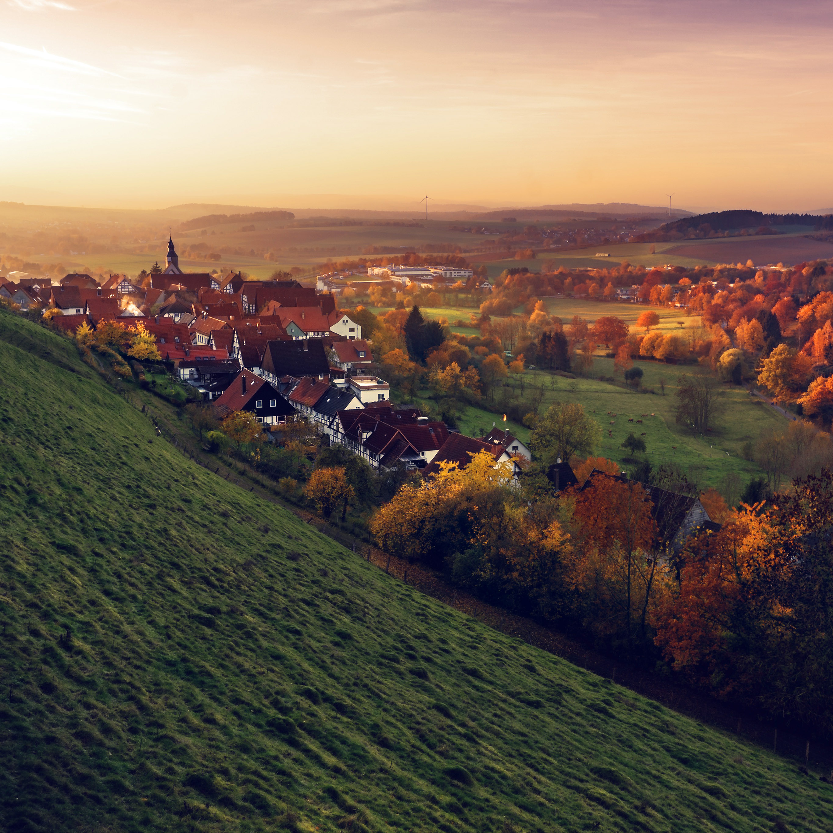 Peaceful Country Evening Wallpapers - Wallpaper Cave