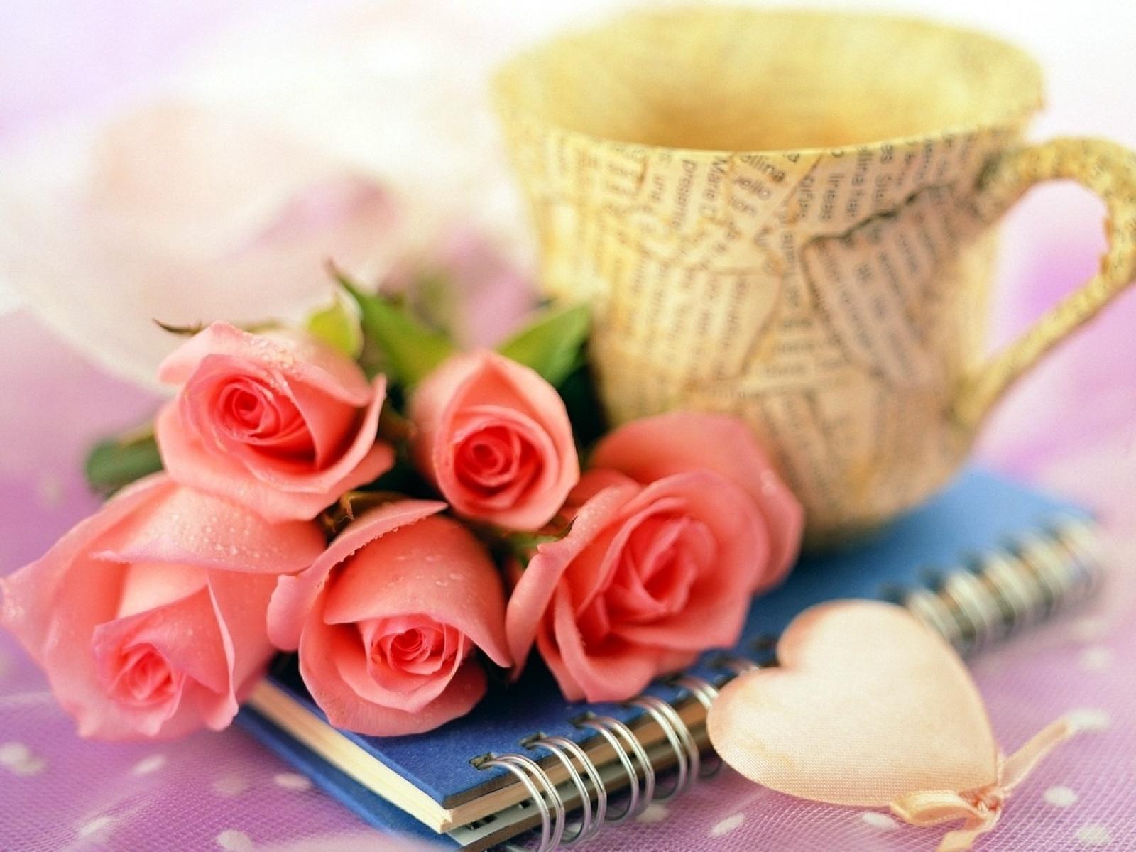 Hot Coffee And Roses Wallpapers Wallpaper Cave