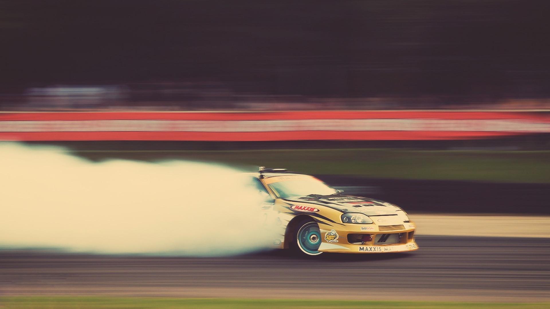 Drifting Car Smoke Wallpapers - Wallpaper Cave