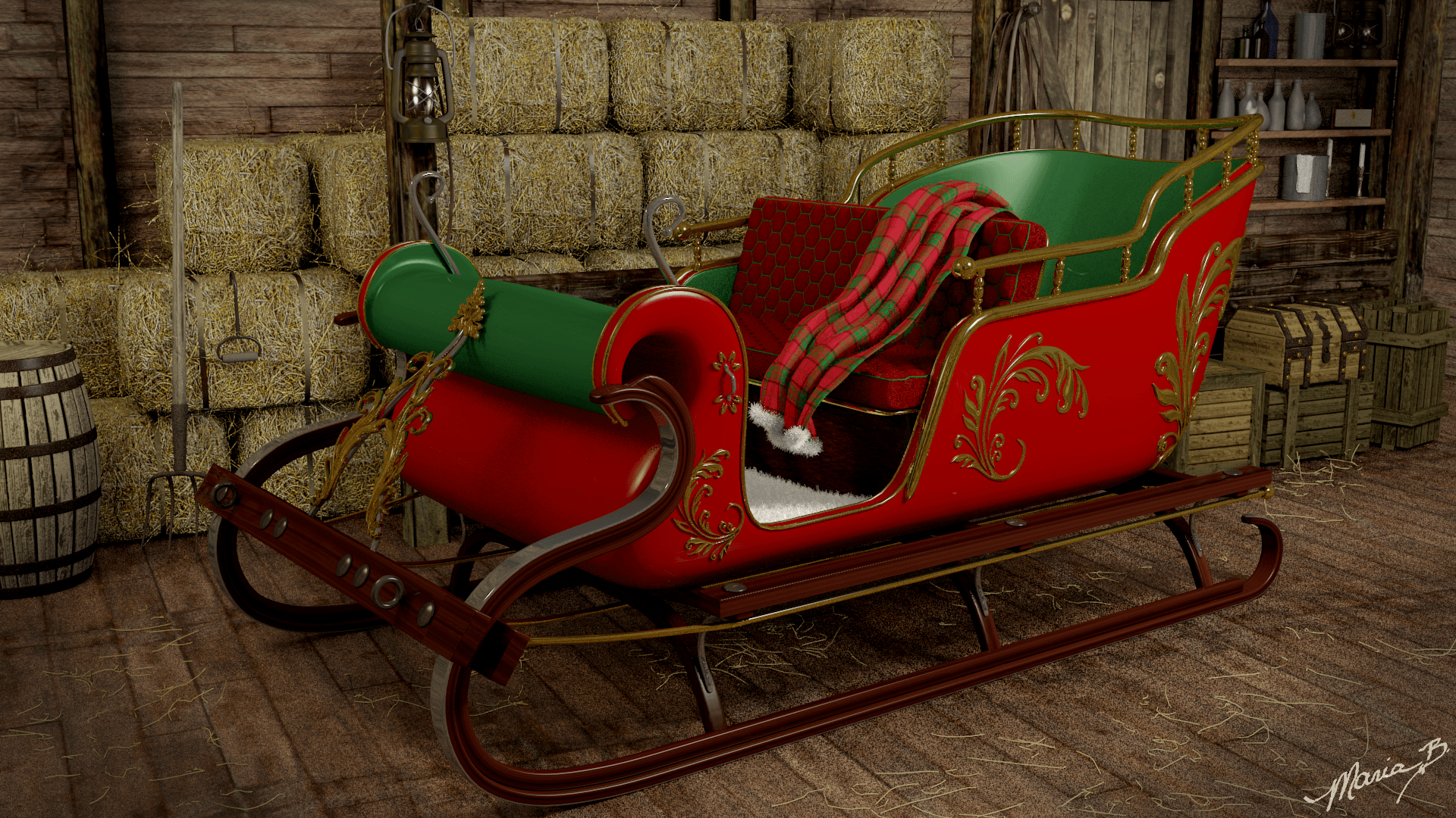 Wooden Sleigh Wallpapers - Wallpaper Cave