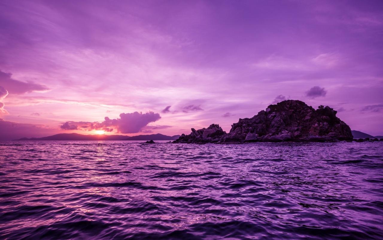 Purple Horizon Landscape Wallpapers - Wallpaper Cave