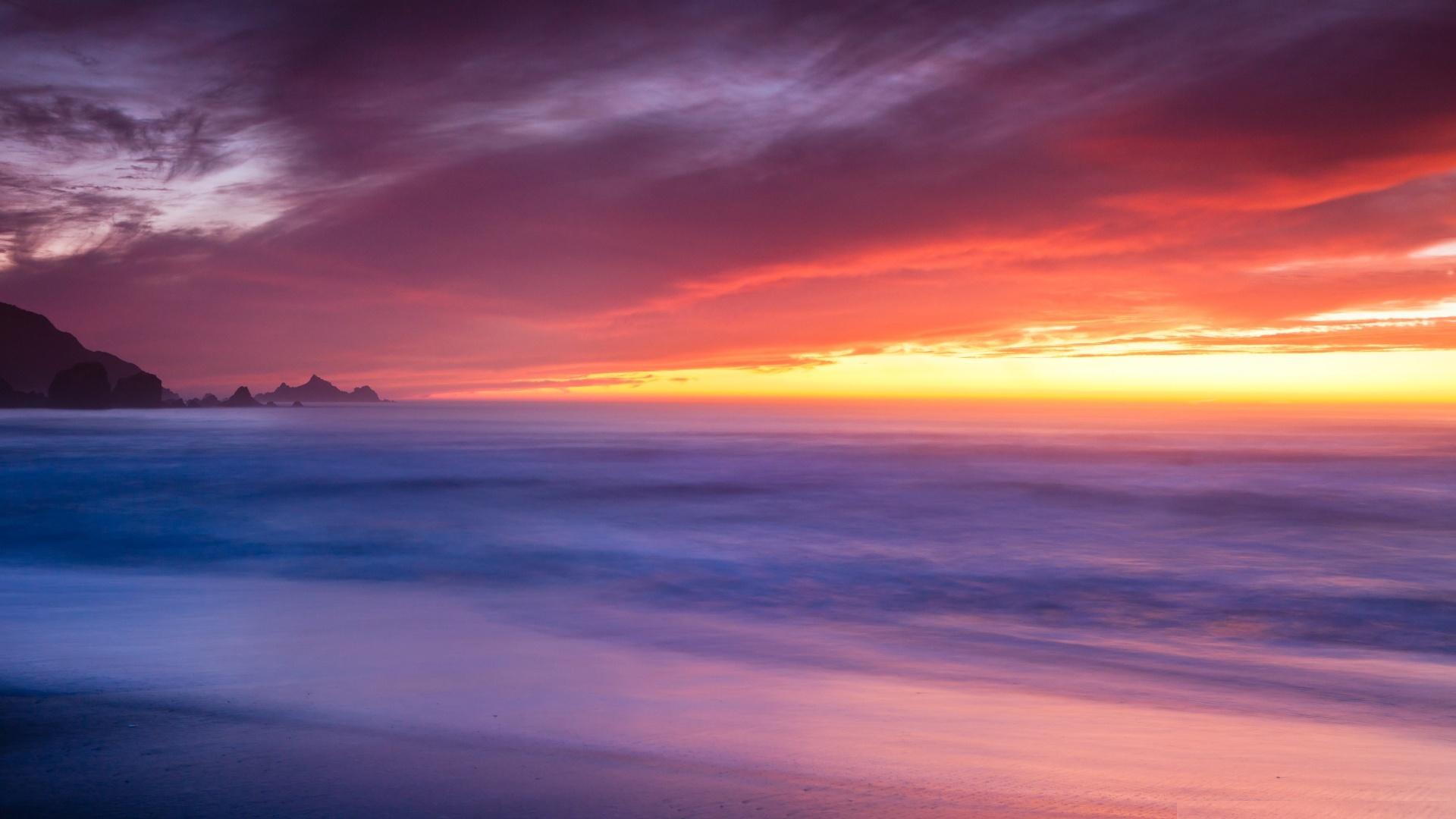 Purple Horizon Landscape Wallpapers - Wallpaper Cave