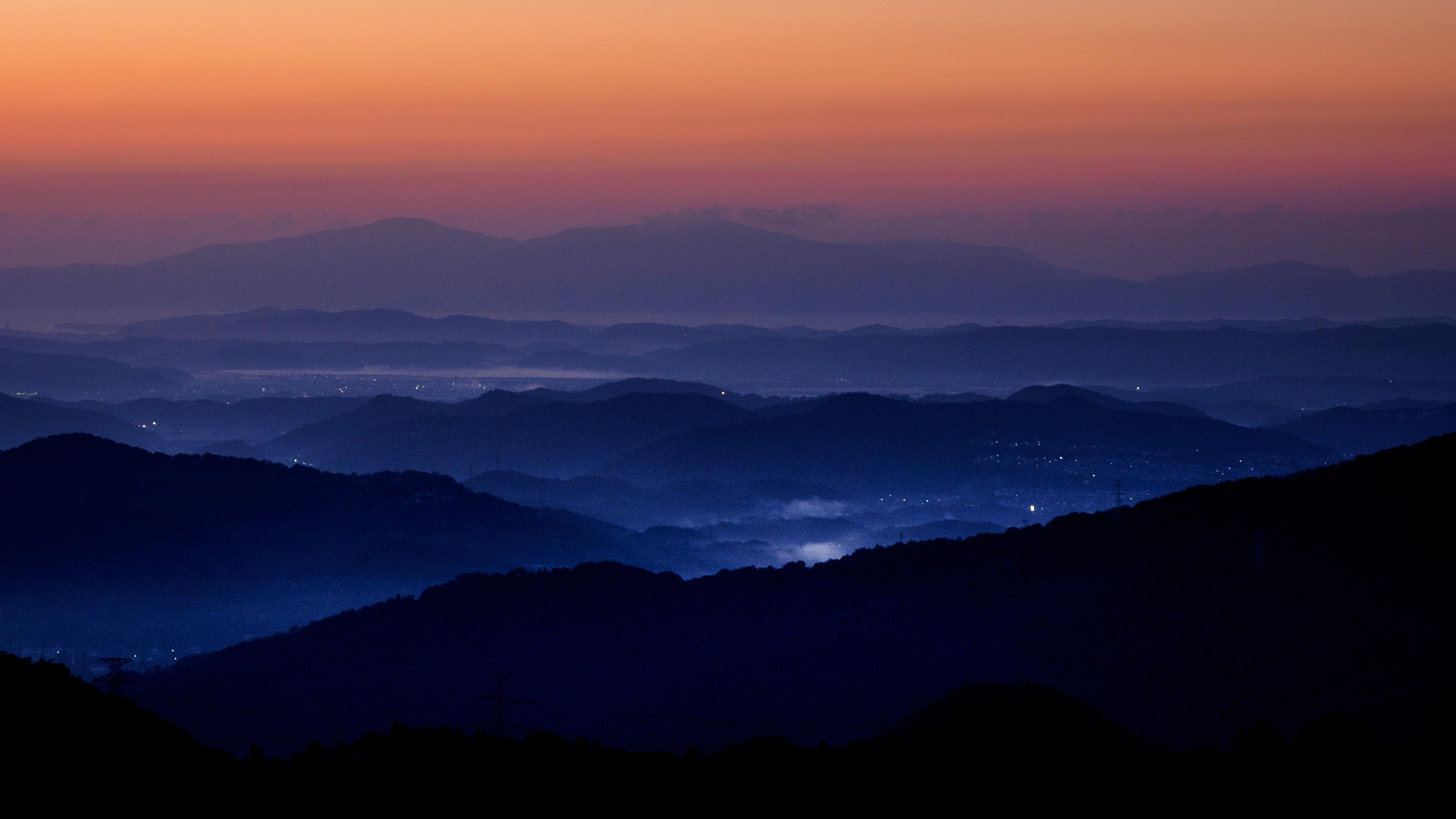 Sunset Mountains Landscape Wallpapers - Wallpaper Cave