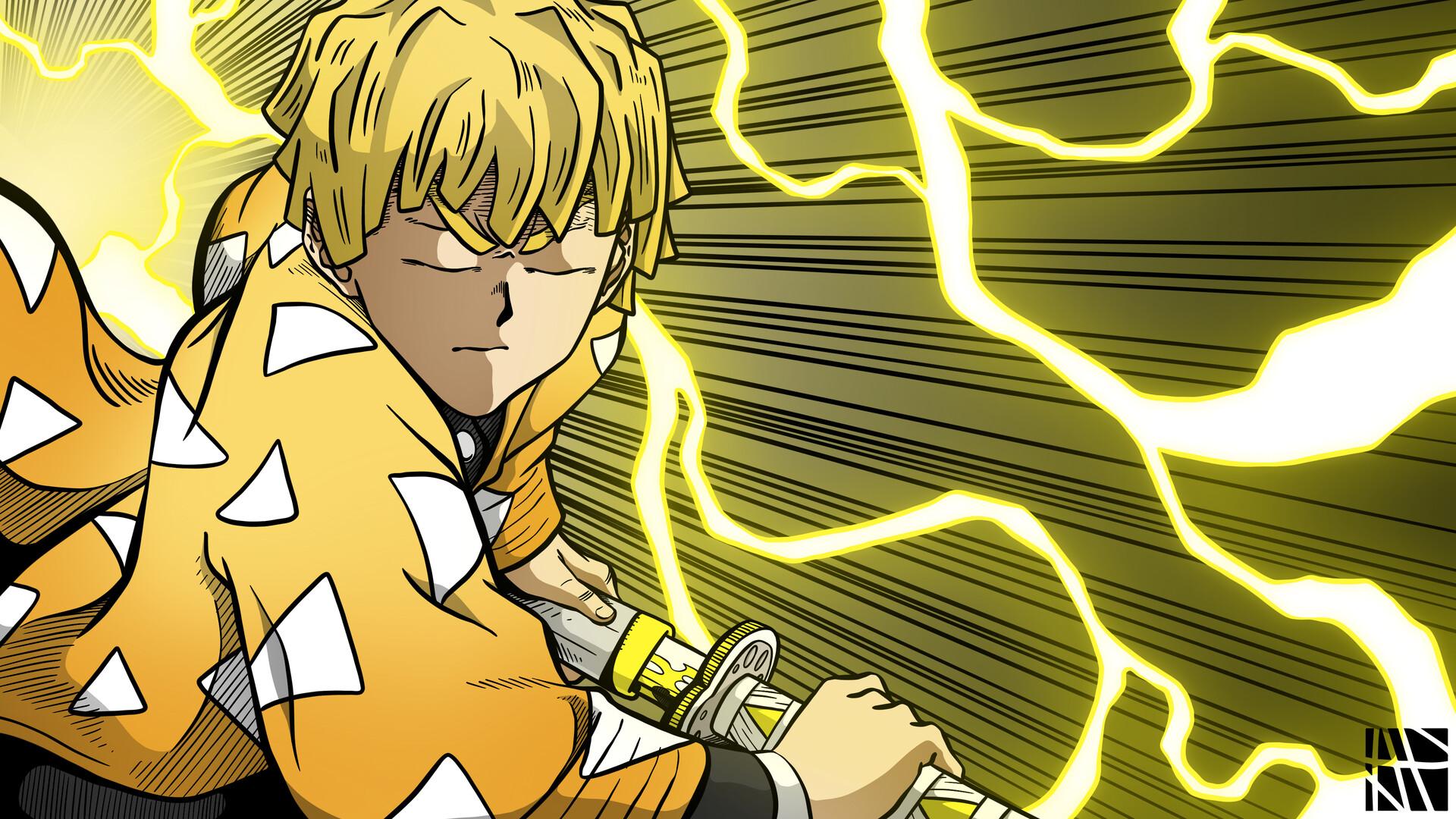 Zenitsu Agatsuma Anime Wallpapers - Wallpaper Cave