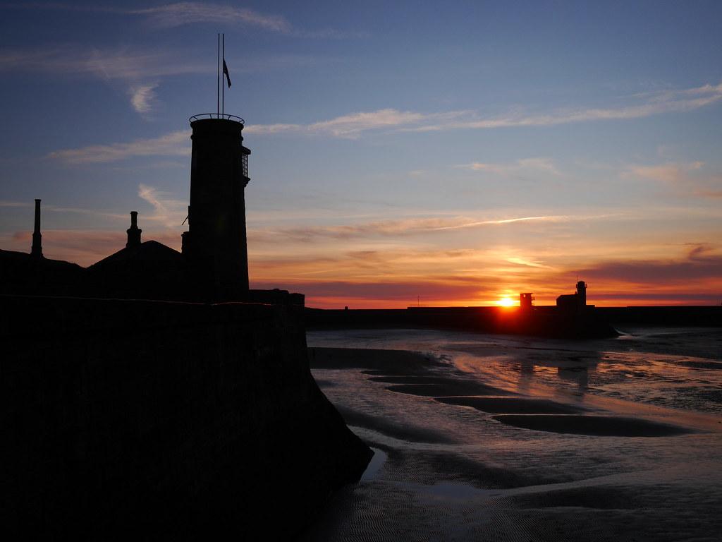 Sunset Watchtower Seascape Wallpapers - Wallpaper Cave