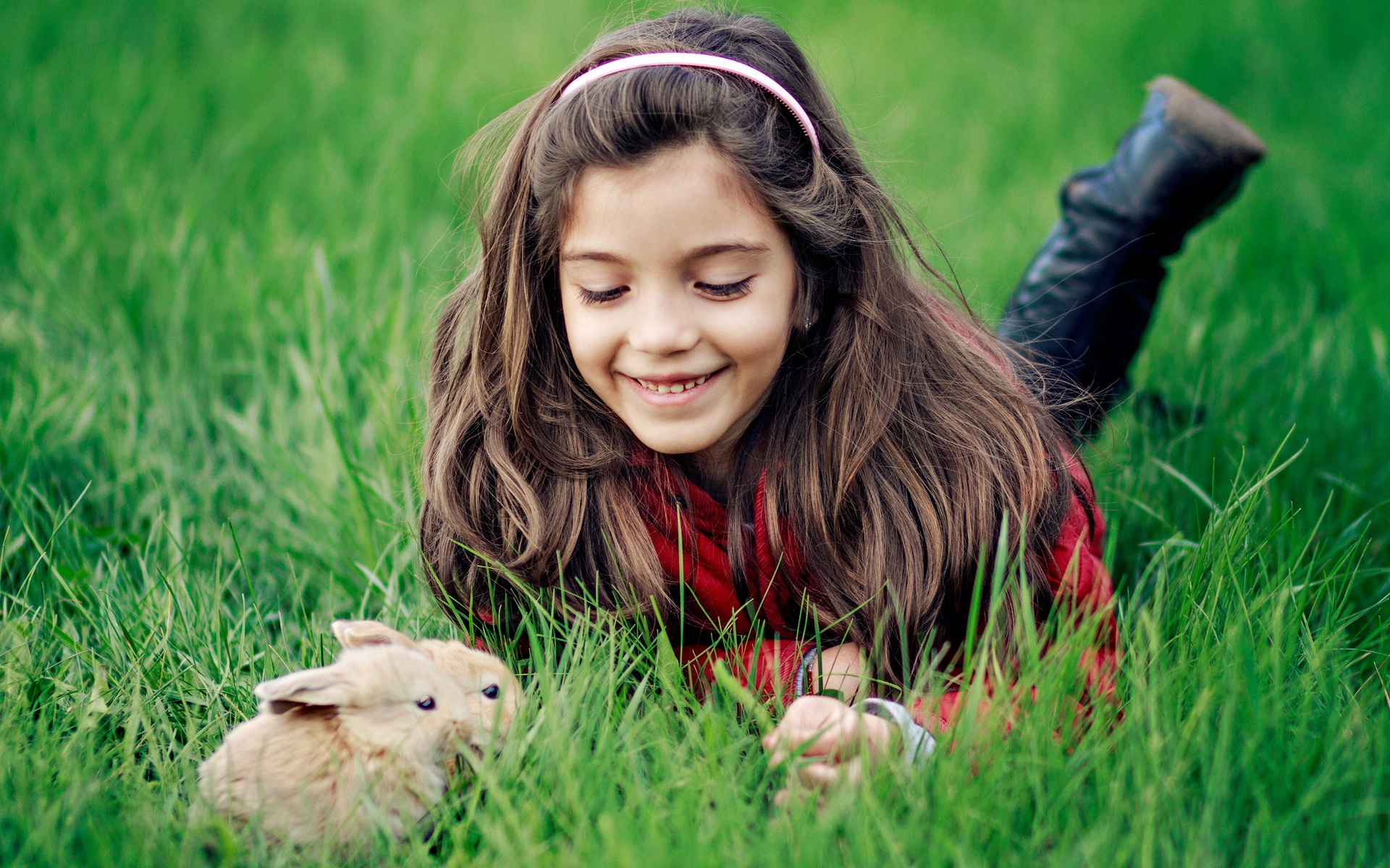 Girl With Rabbit Wallpapers - Wallpaper Cave