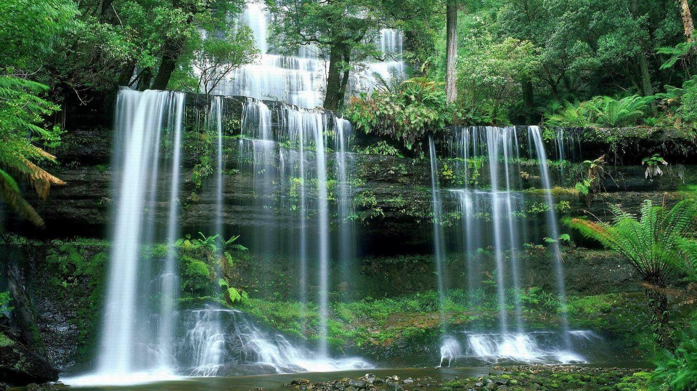 Bamboo Waterfall Wallpapers - Wallpaper Cave