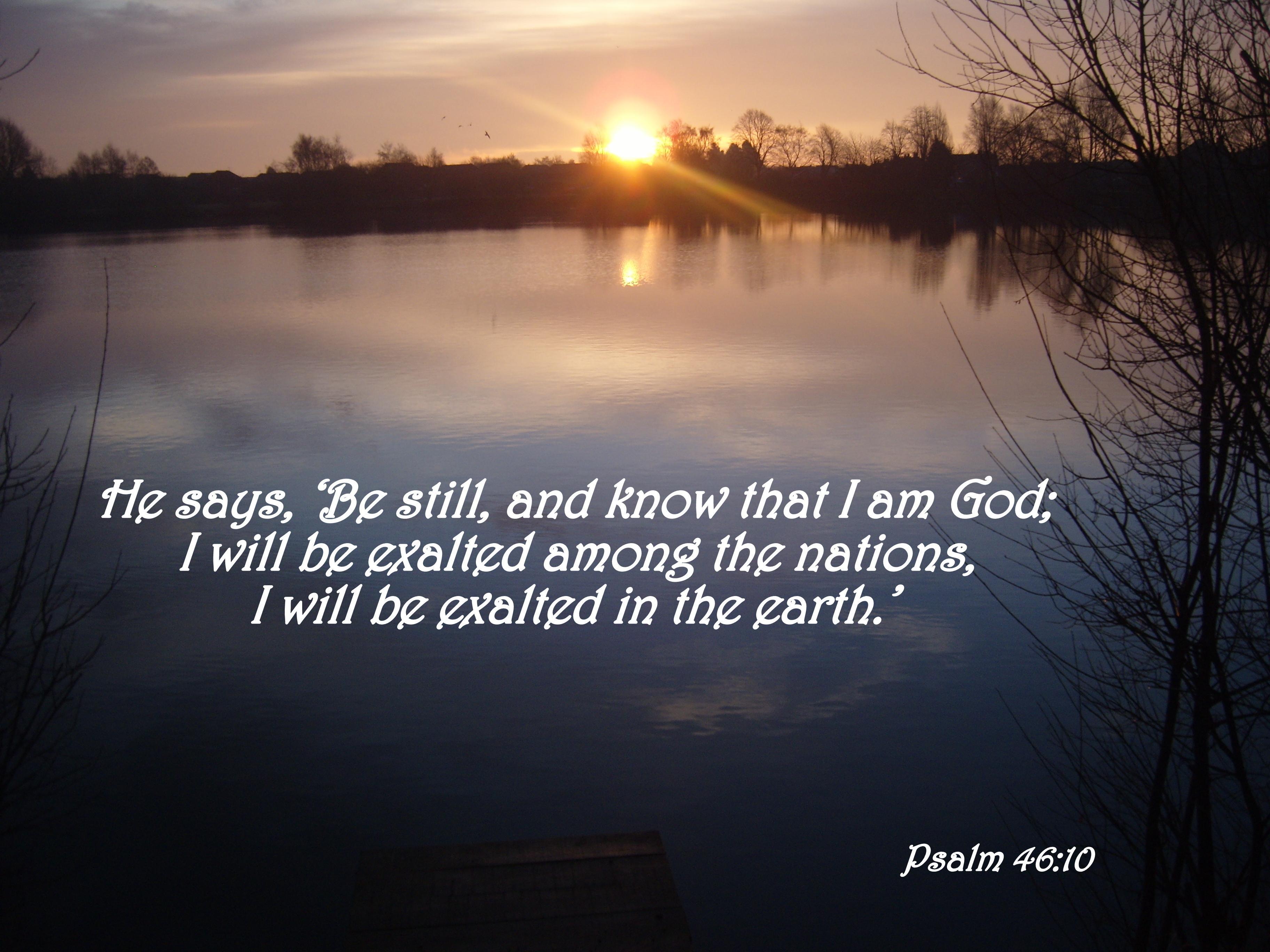 Psalm 46 10 Wallpapers Wallpaper Cave F9C