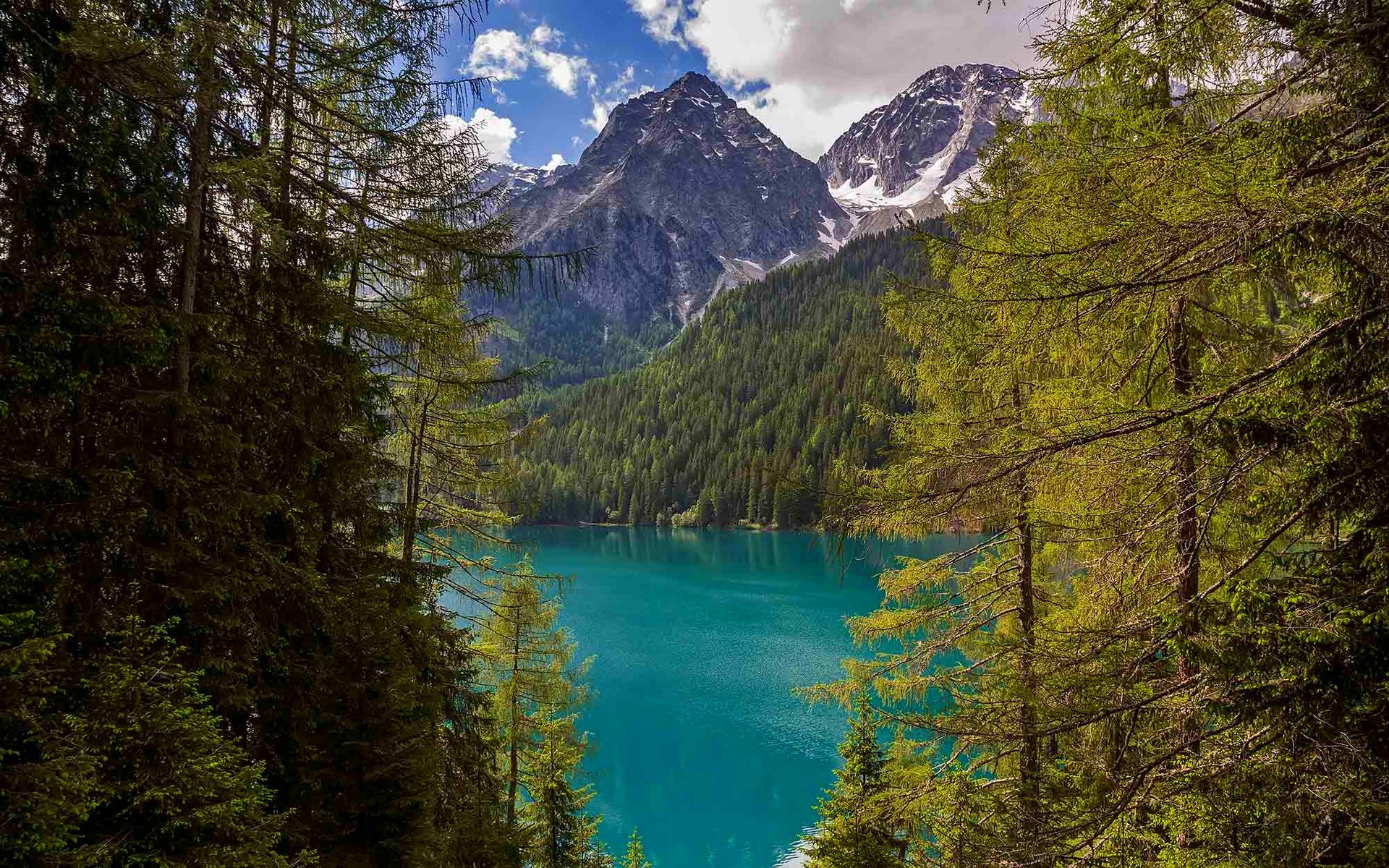 Lake In Italian Alps Wallpapers - Wallpaper Cave