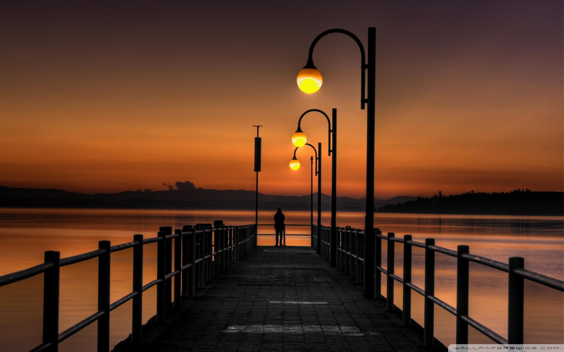 Pier At Sunset Wallpapers - Wallpaper Cave