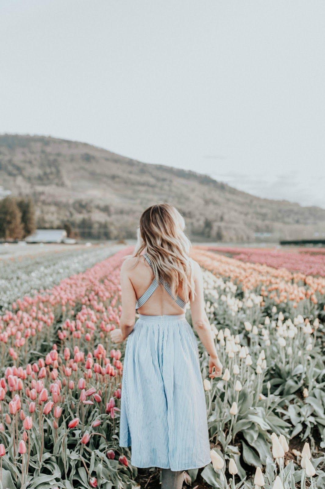 Boho Girl Field Of Flowers Wallpapers - Wallpaper Cave