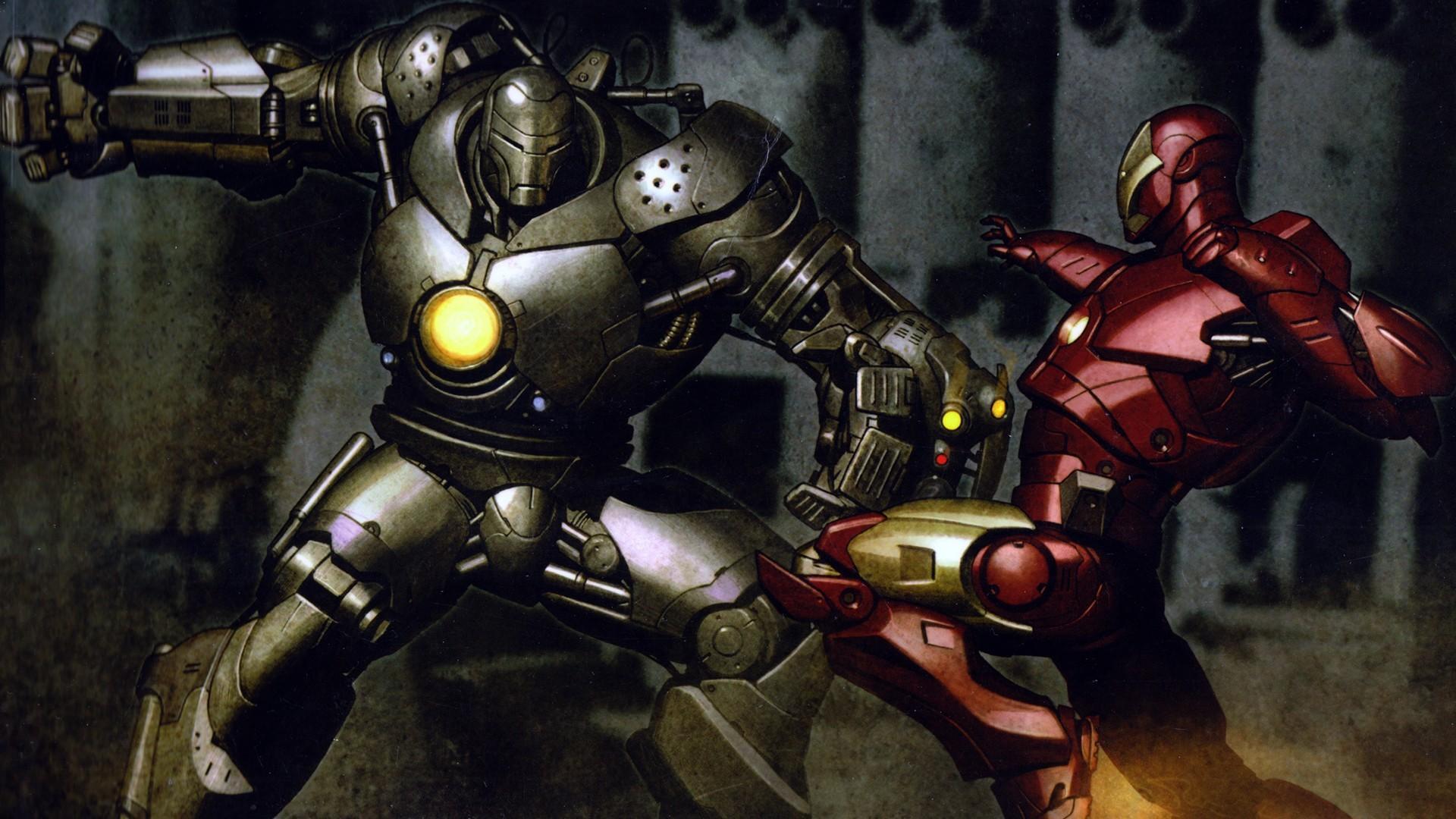 Iron Man Fighting Wallpapers - Wallpaper Cave