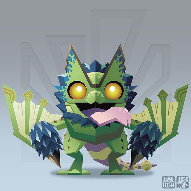 Monster Hunter World Iceborne Coral Pukei-Pukei Wallpapers - Wallpaper Cave