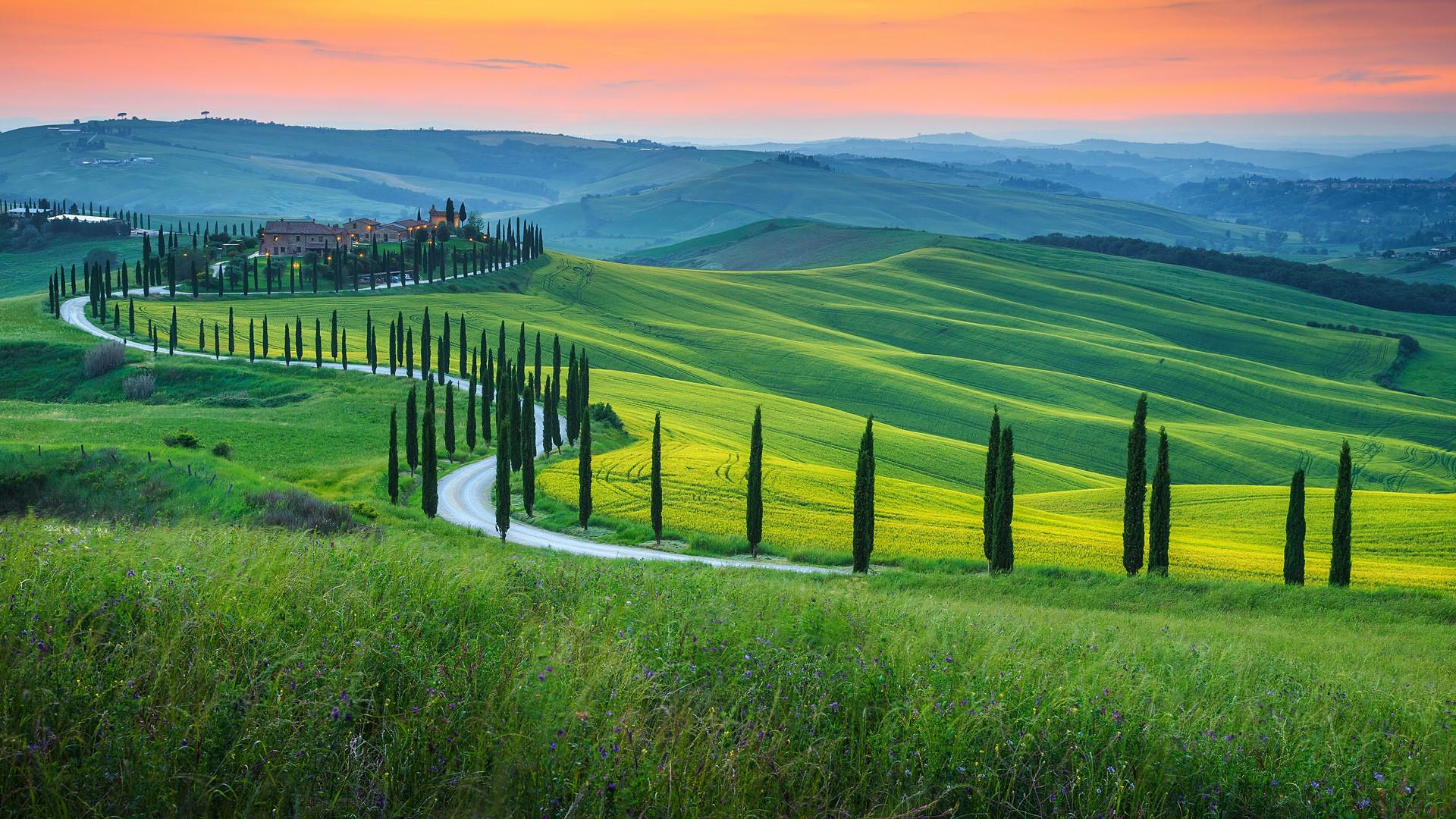 Tuscan Morning Wallpapers - Wallpaper Cave