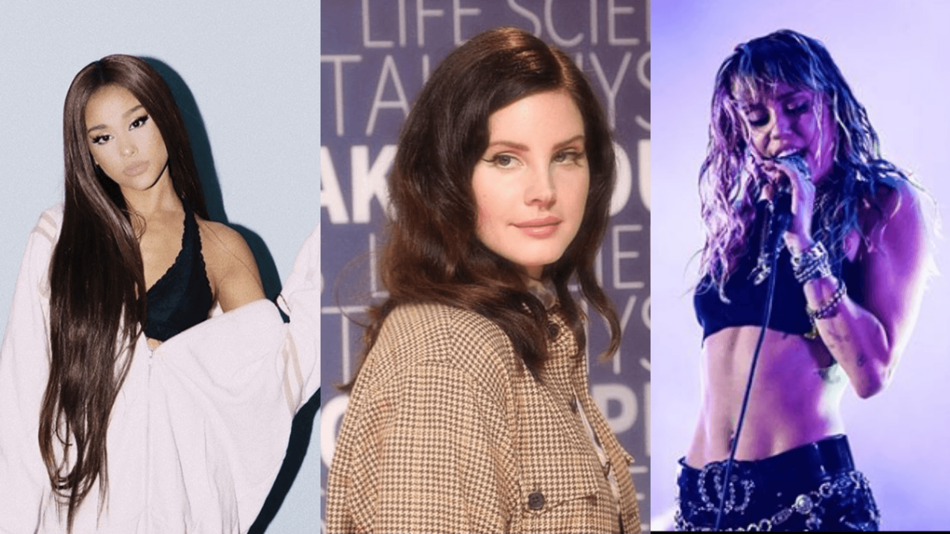 Ariana Grande, Miley Cyrus, Lana Del Rey Don't Call Me Angel Wallpapers ...