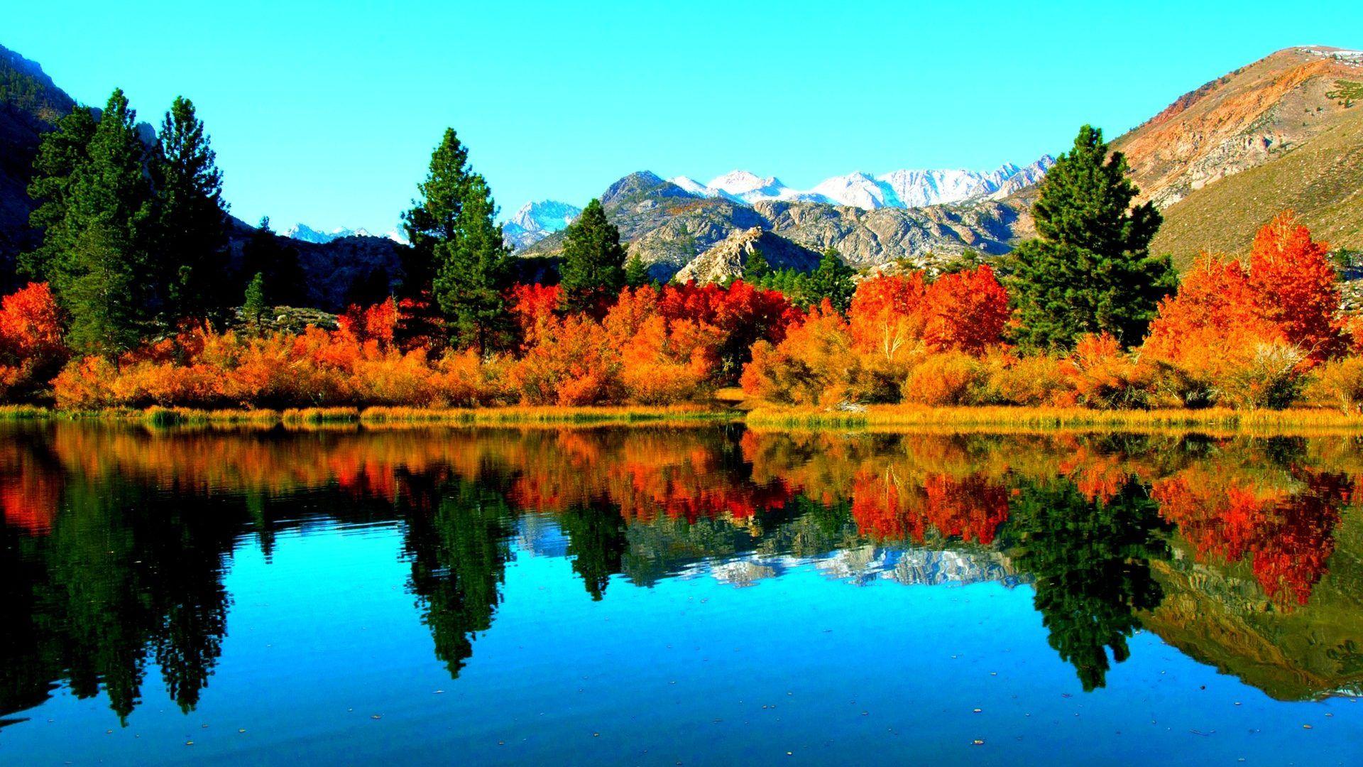 Autumn Reflection Lake Wallpapers - Wallpaper Cave
