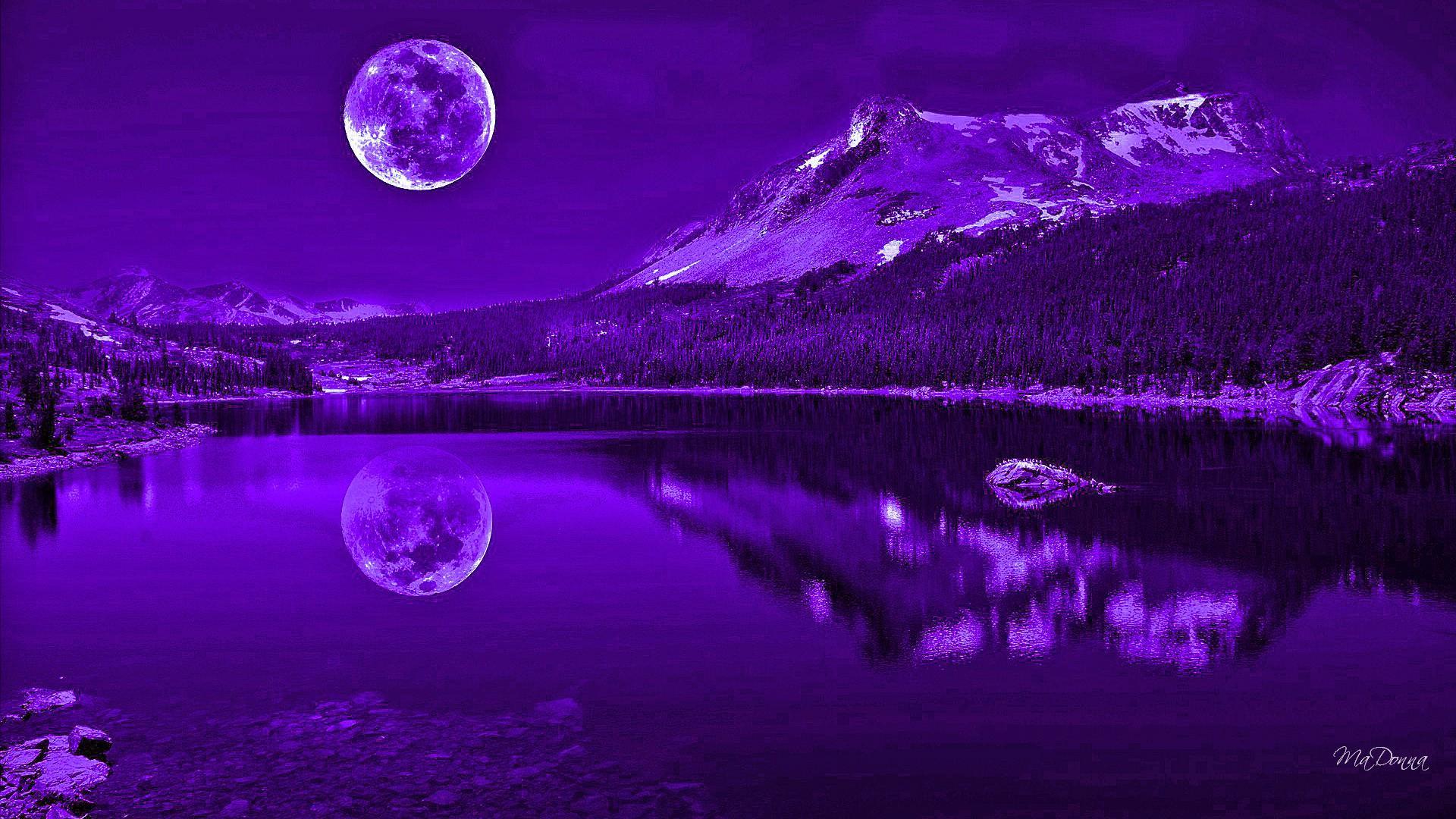 Purple Reflection Wallpapers - Wallpaper Cave