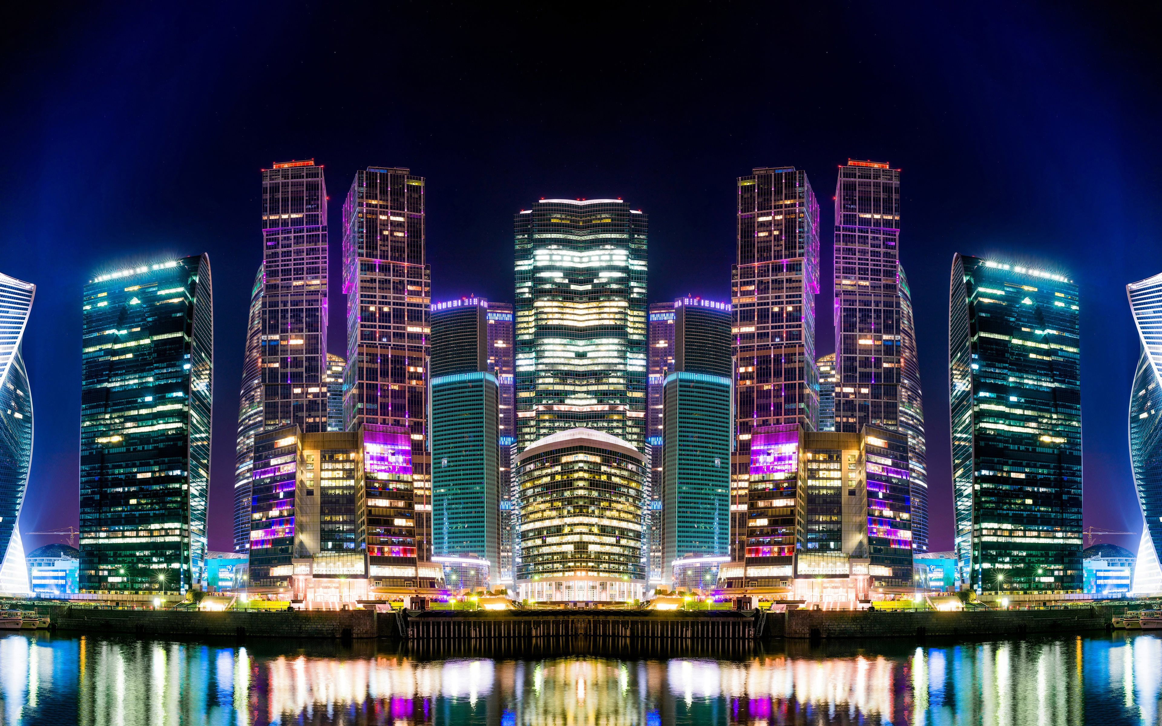 Moscow At Night Wallpapers - Wallpaper Cave