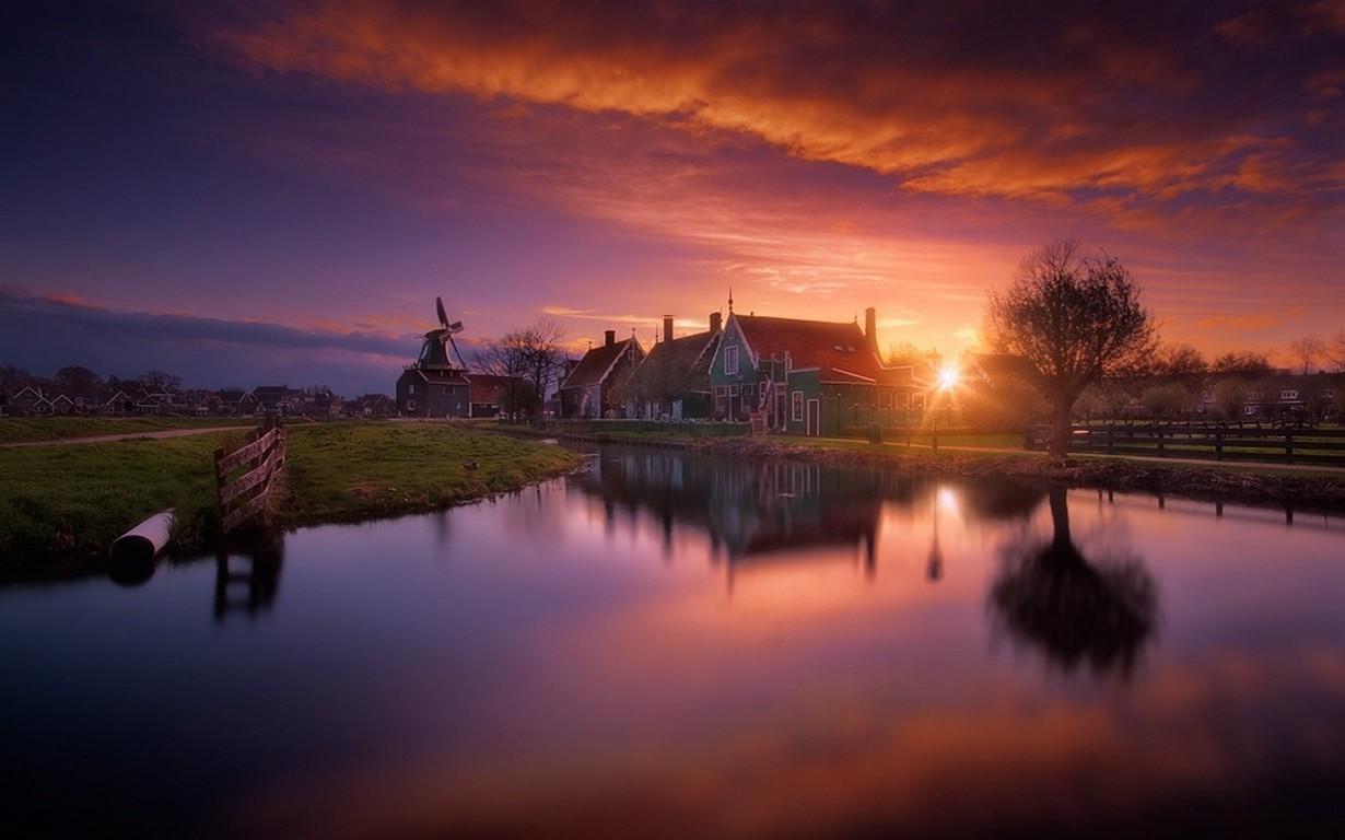 Sunset Mill Wallpapers - Wallpaper Cave