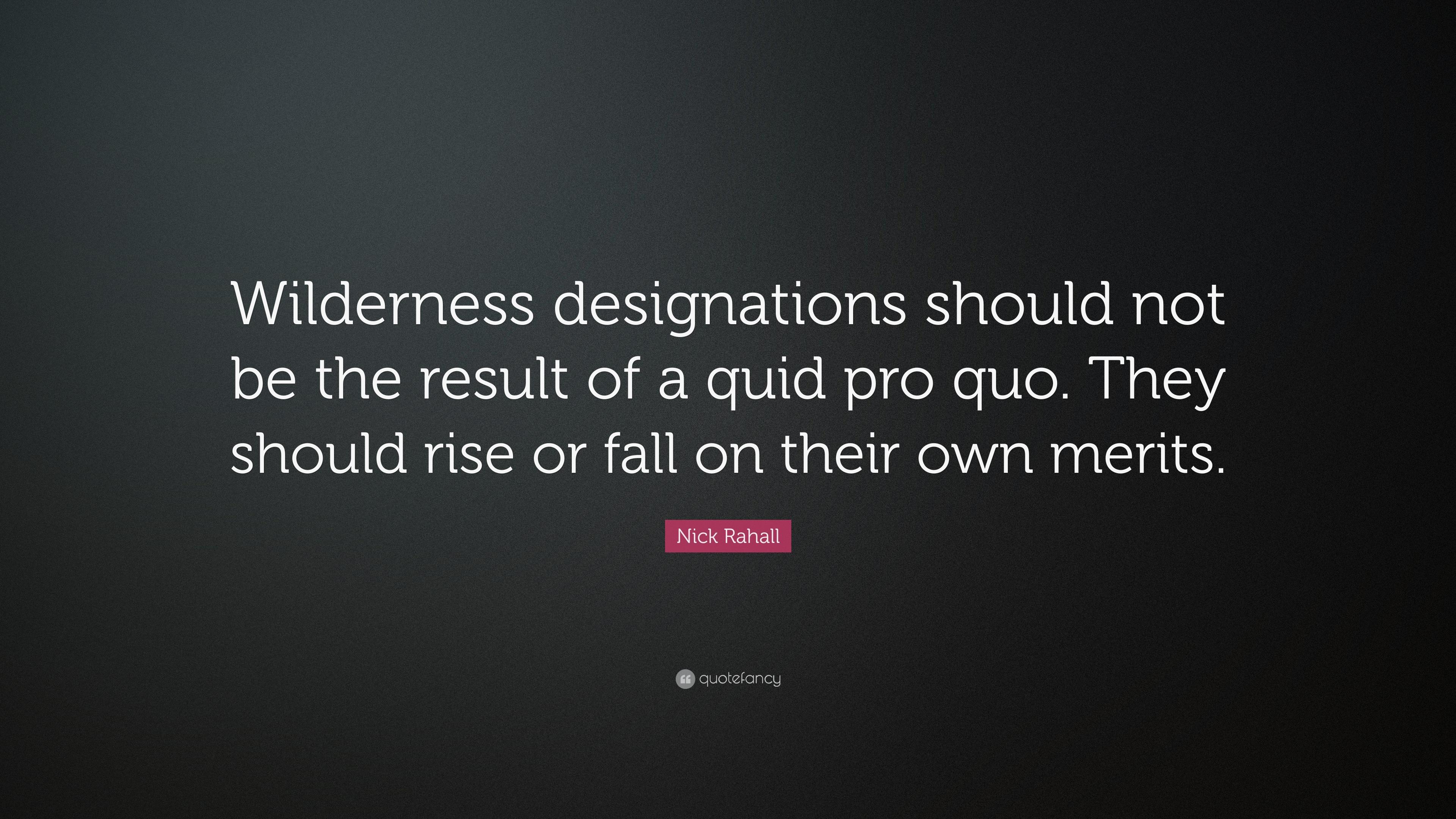 Quid Pro Quo Quotes