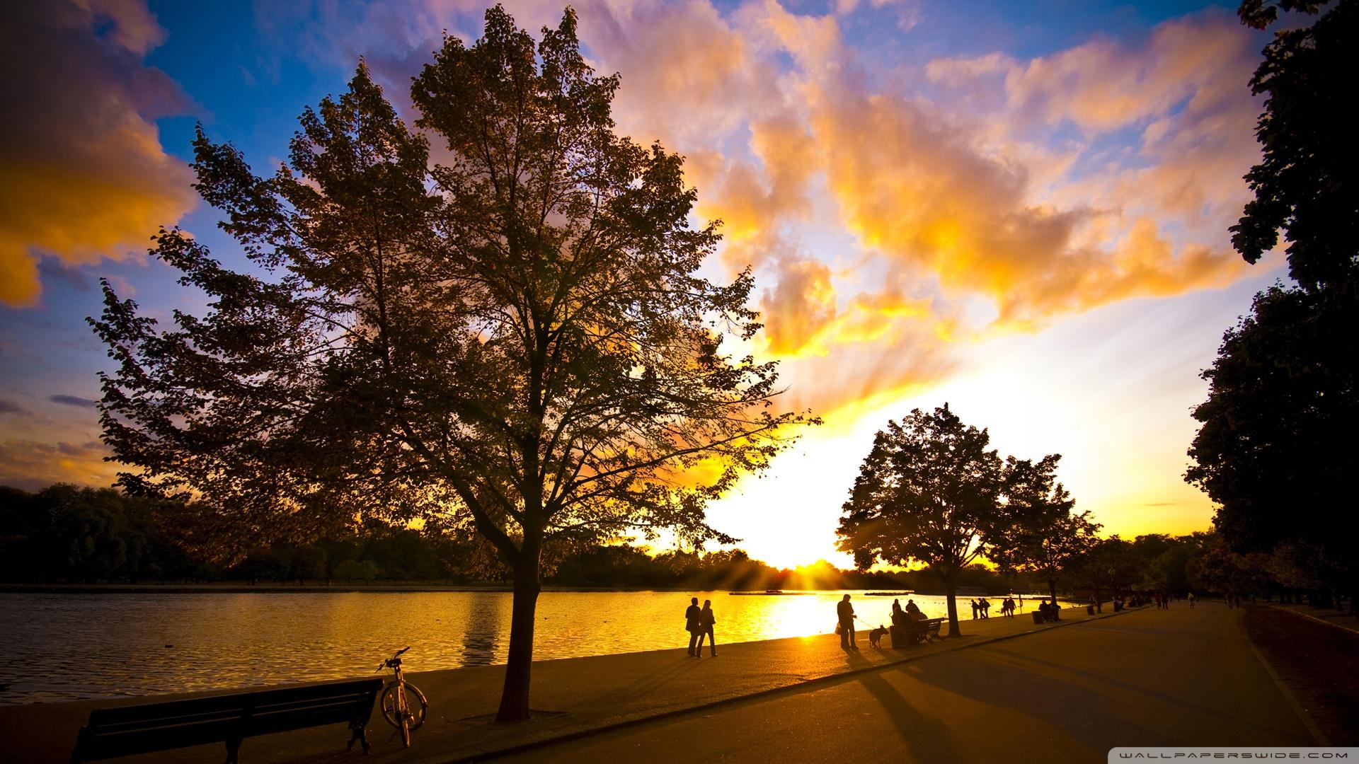 Autumn Sunset Wallpapers - Wallpaper Cave