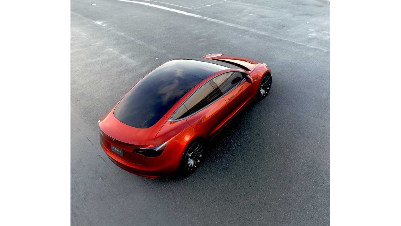 Tesla Model 3 Electric Car Red Wallpapers - Wallpaper Cave