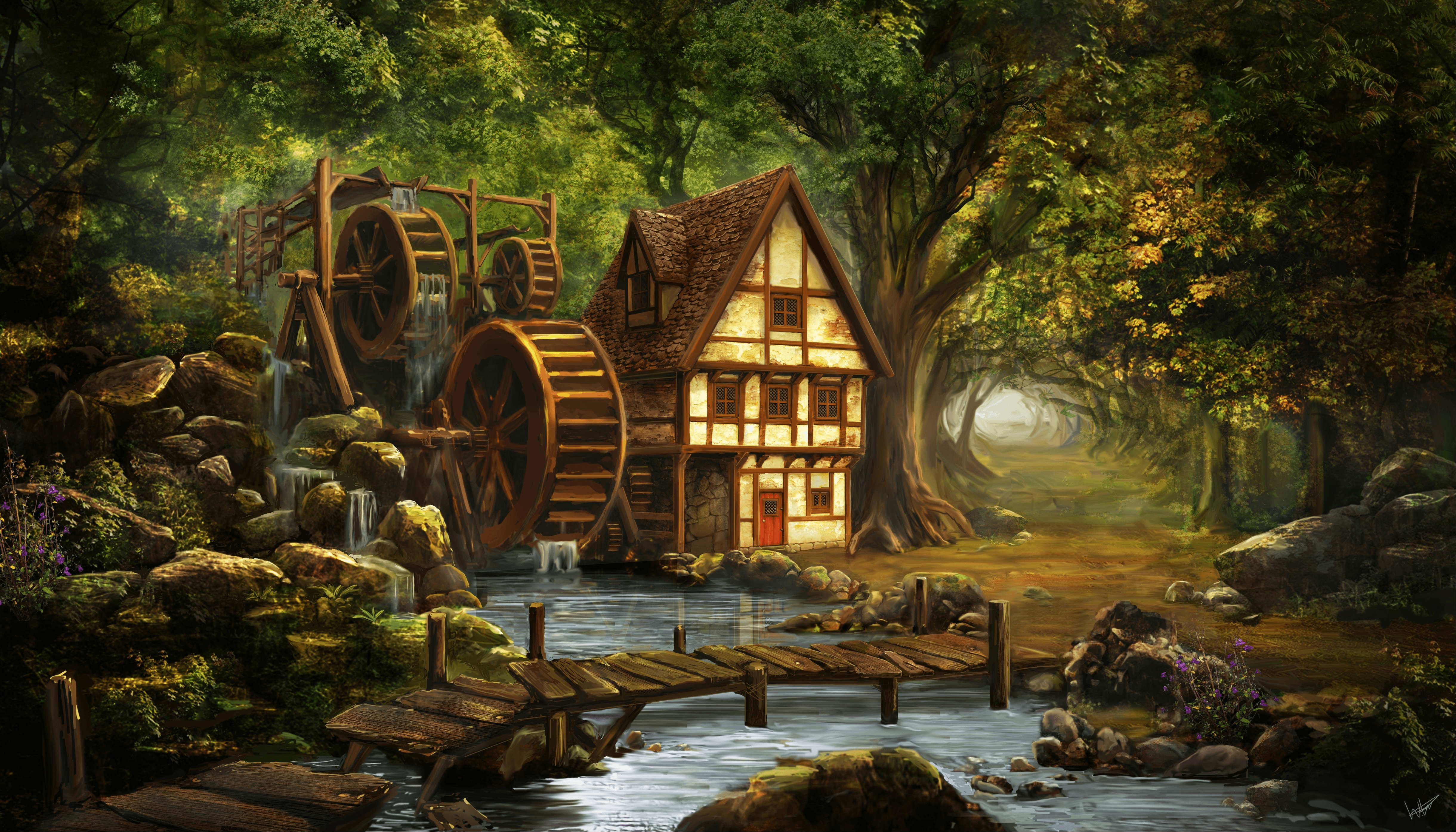 Forest Mill Wallpapers - Wallpaper Cave