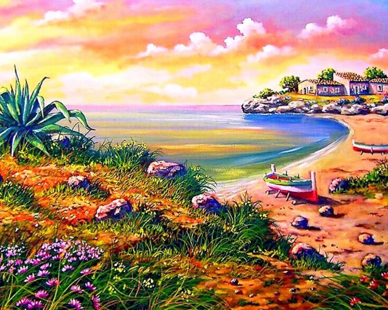 Ocean Beach House Wallpapers - Wallpaper Cave