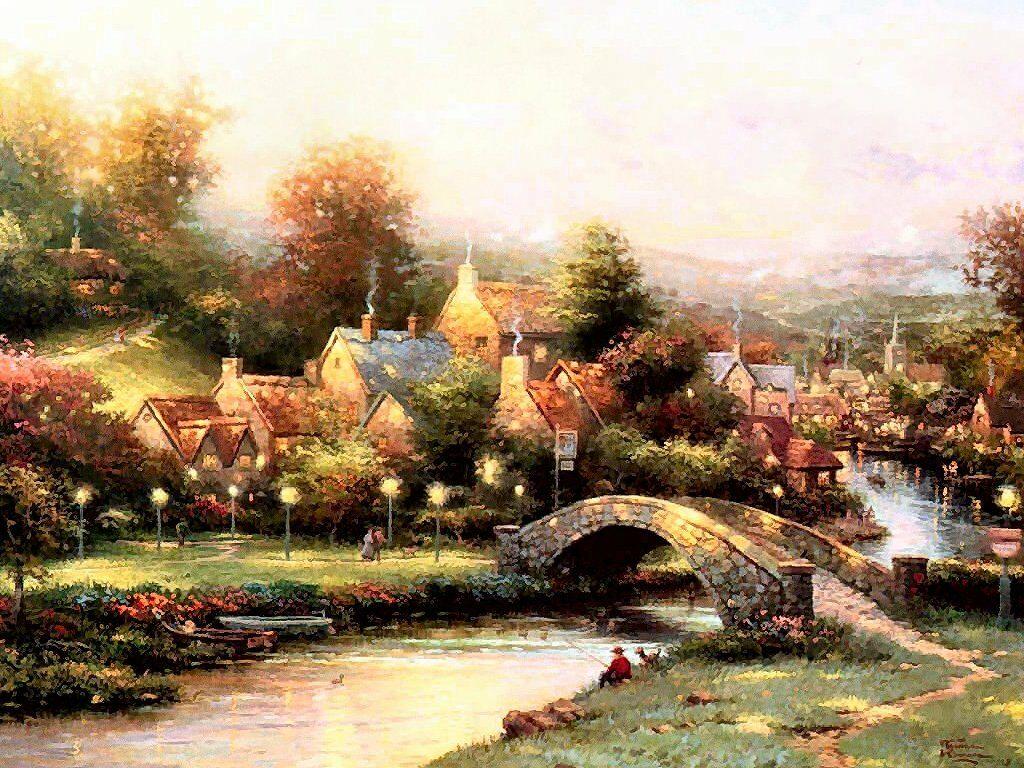 Thanksgiving Village Wallpapers - Wallpaper Cave