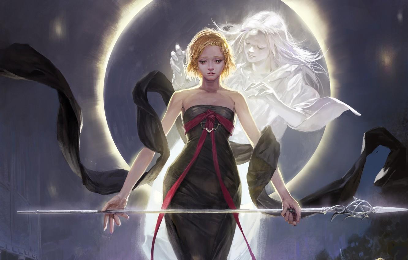 Fantasy Girl Moon Wallpapers - Wallpaper Cave