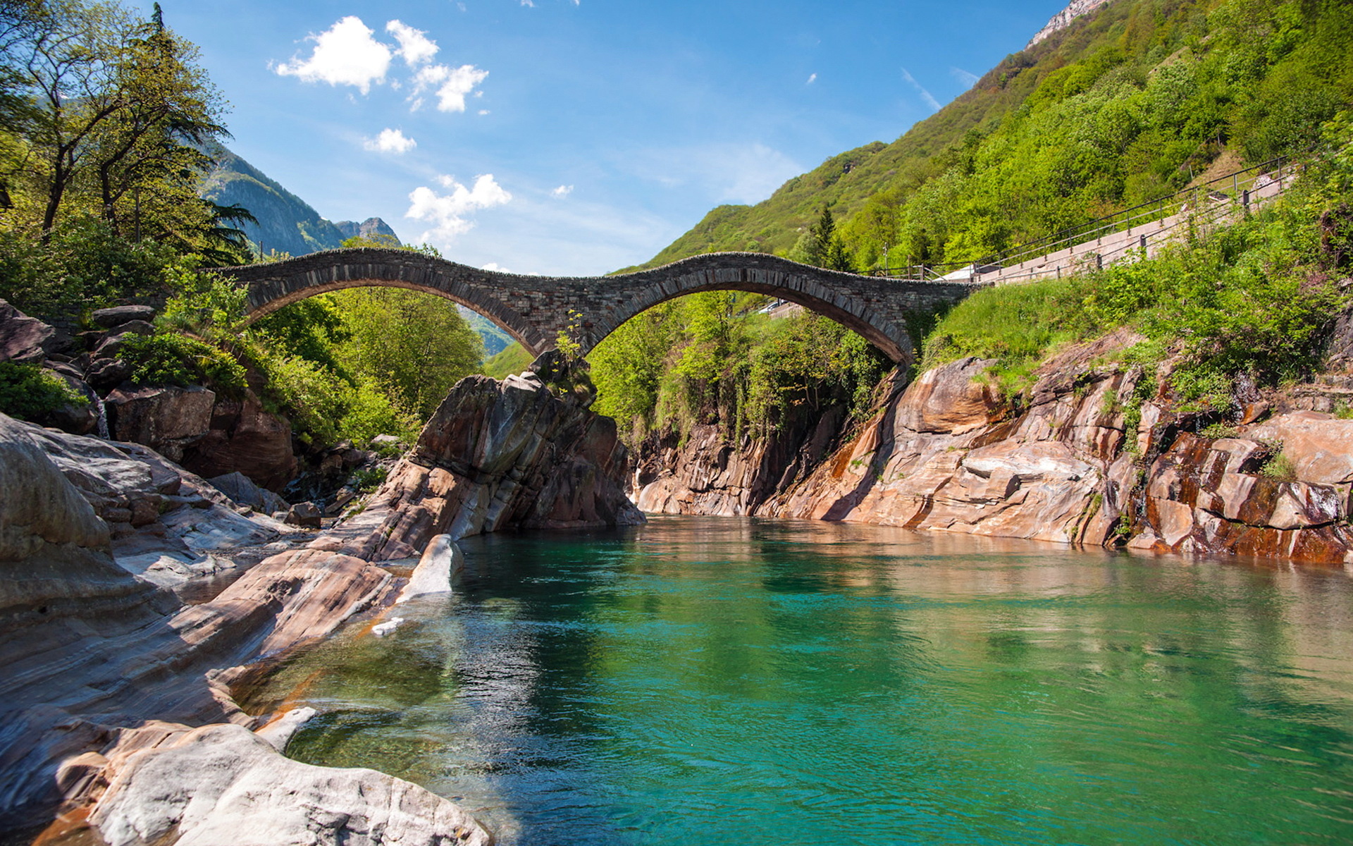 Ponte Dei Salti Switzerland Wallpapers - Wallpaper Cave