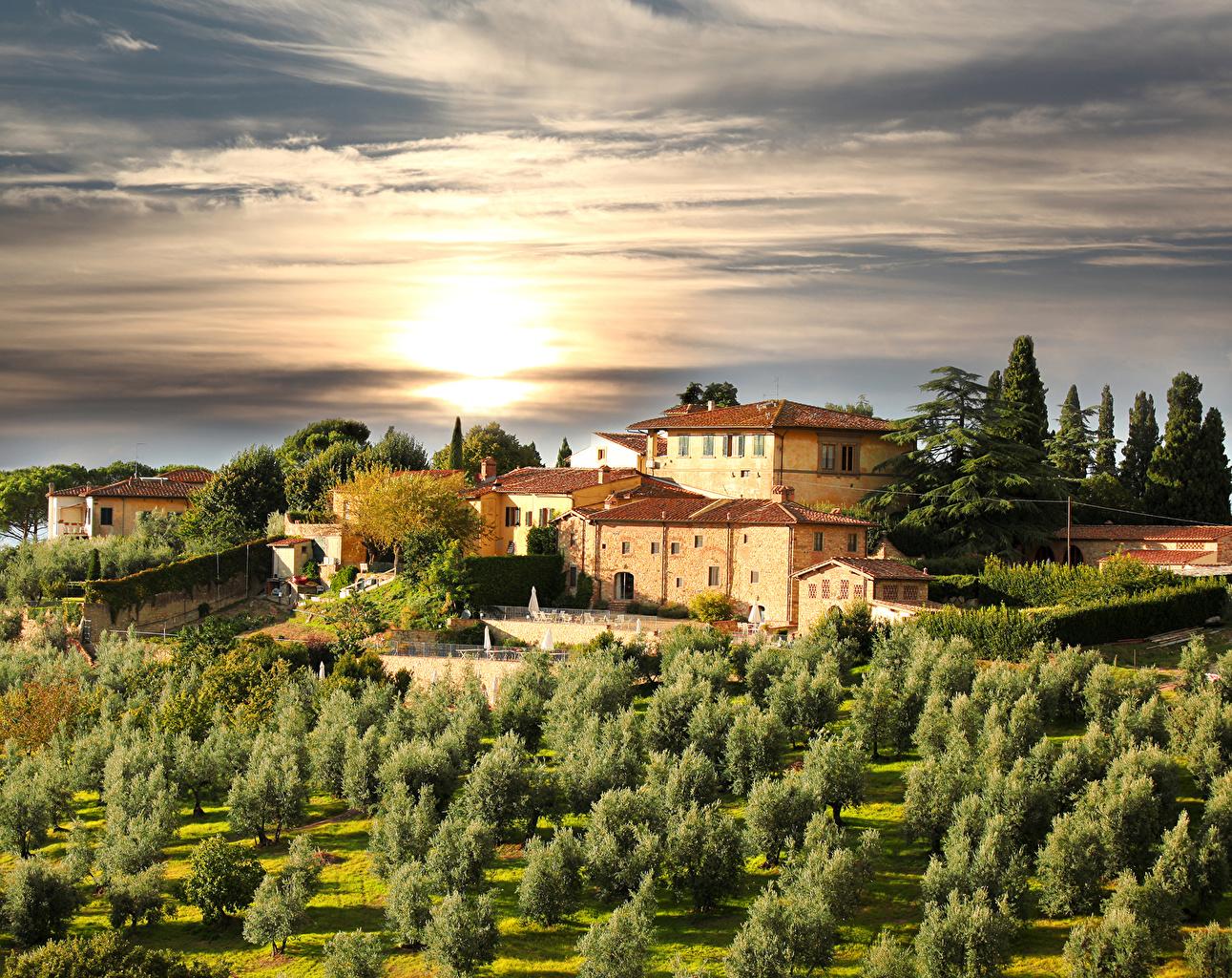 Tuscany Sunset Wallpapers - Wallpaper Cave