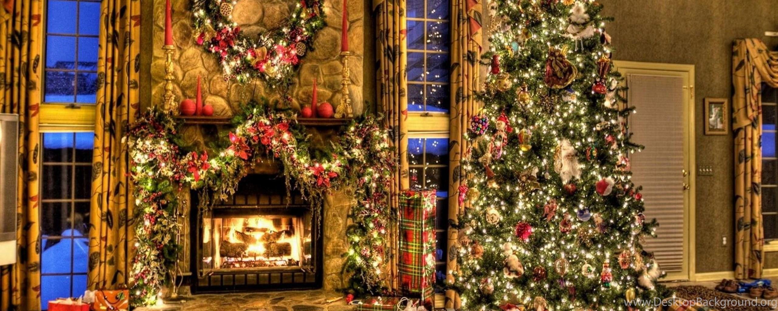Festive Fireplace Wallpapers - Wallpaper Cave