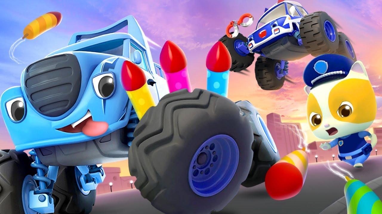 Police Monster Trucks Wallpapers - Wallpaper Cave