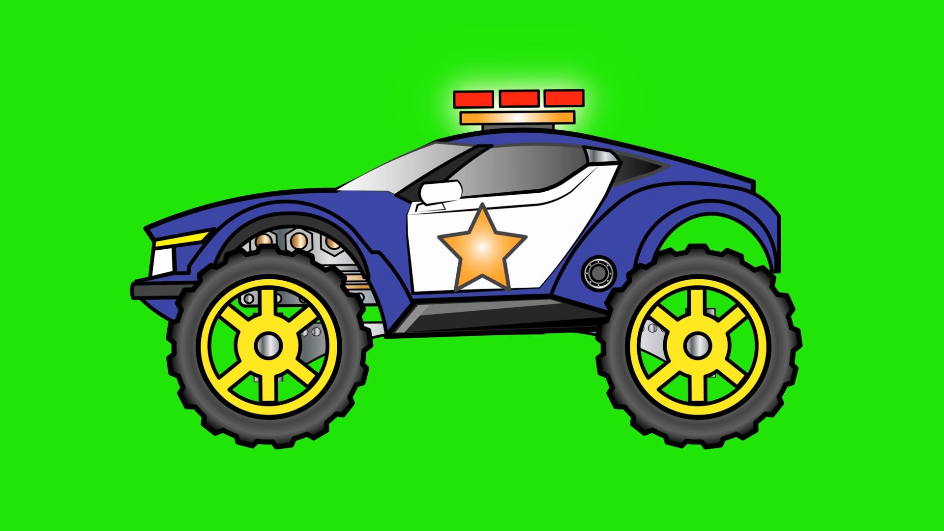 Police Monster Trucks Wallpapers - Wallpaper Cave