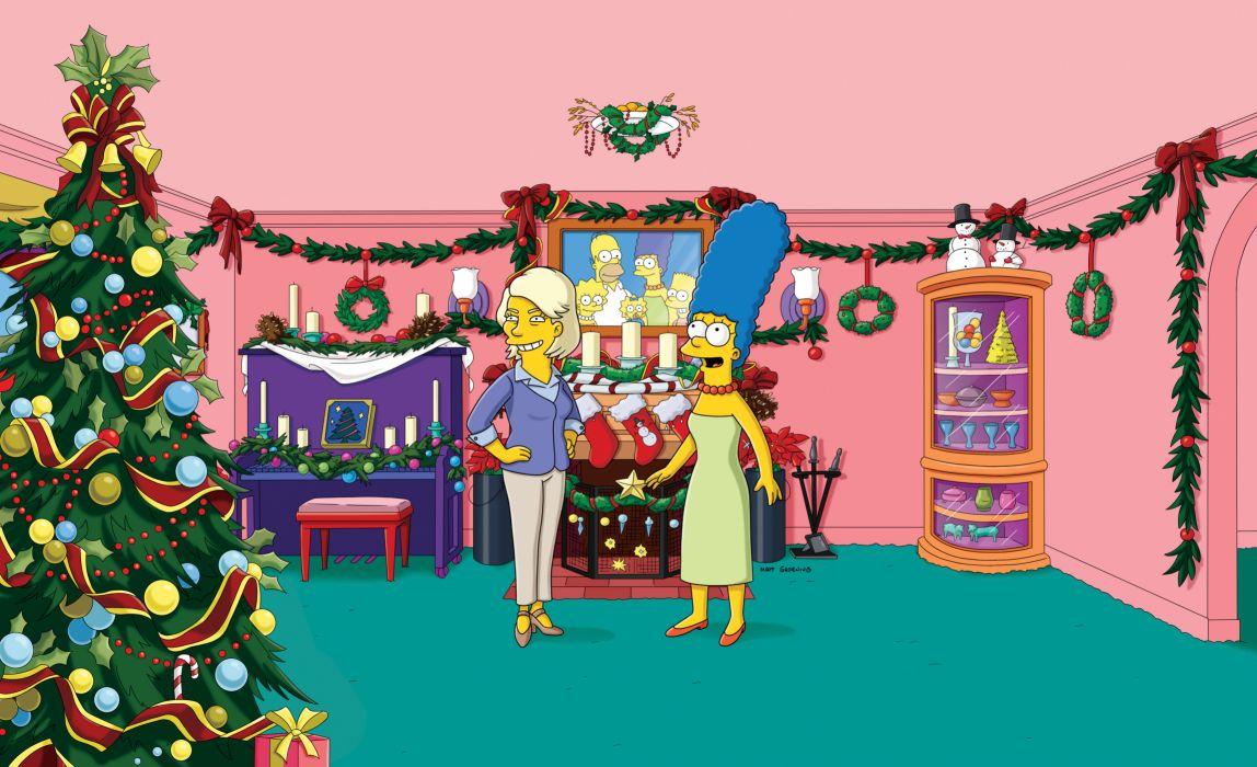 Simpsons Christmas Wallpapers - Wallpaper Cave