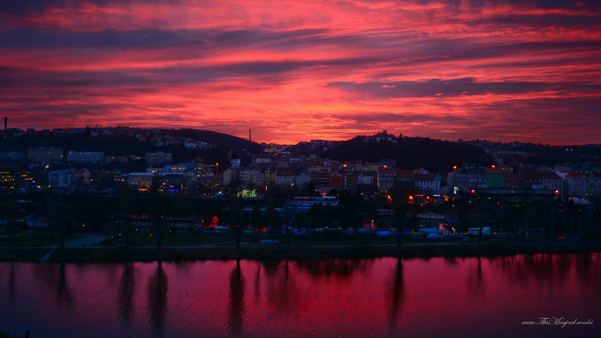 Sunset Prague Wallpapers - Wallpaper Cave