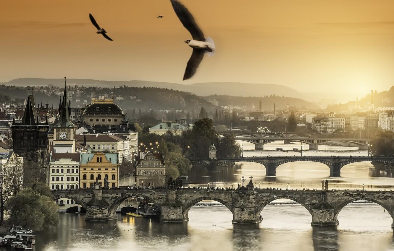Sunset Prague Wallpapers - Wallpaper Cave