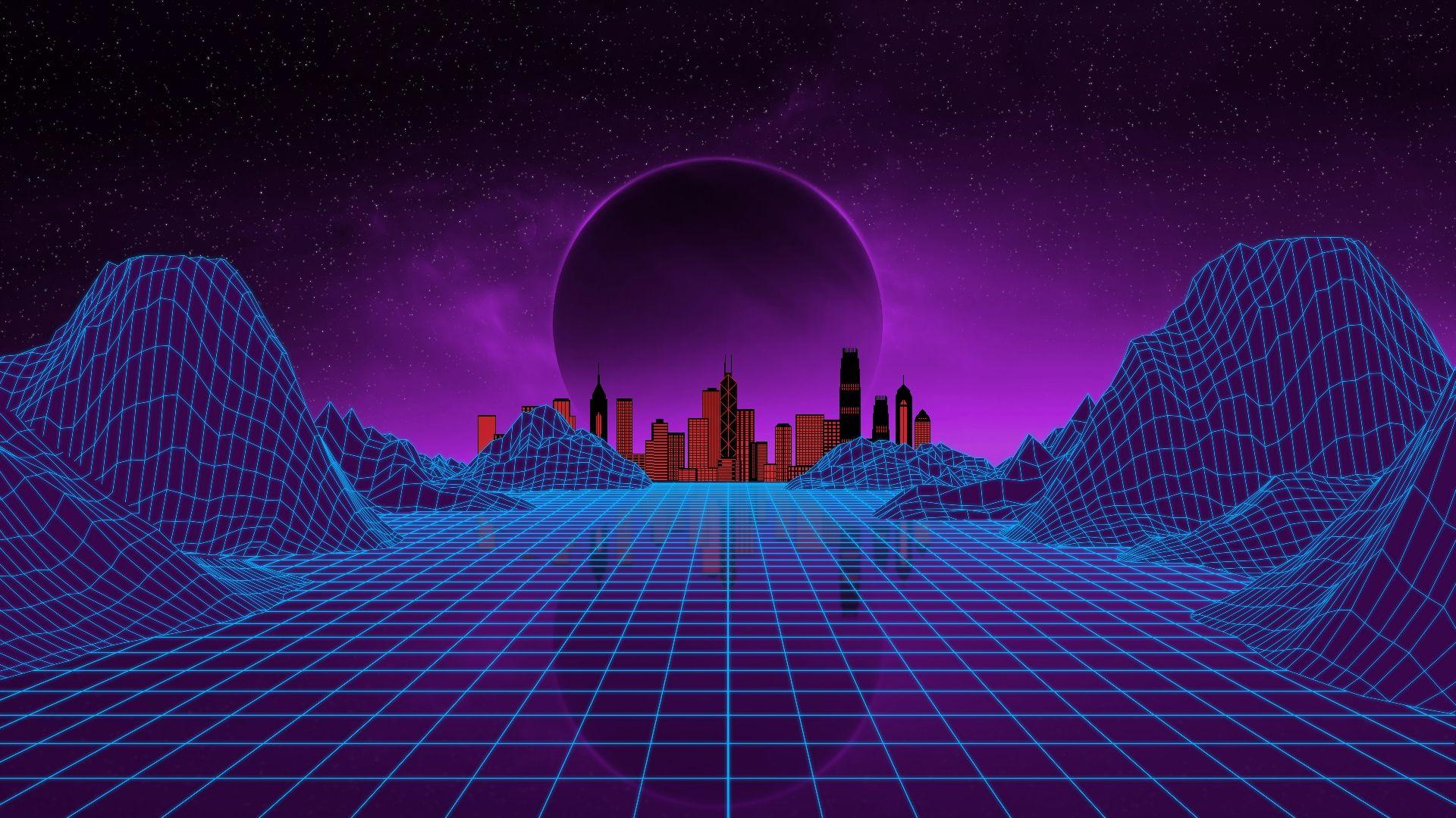 1980 1080 Neon Retro Wallpapers Wallpaper Cave