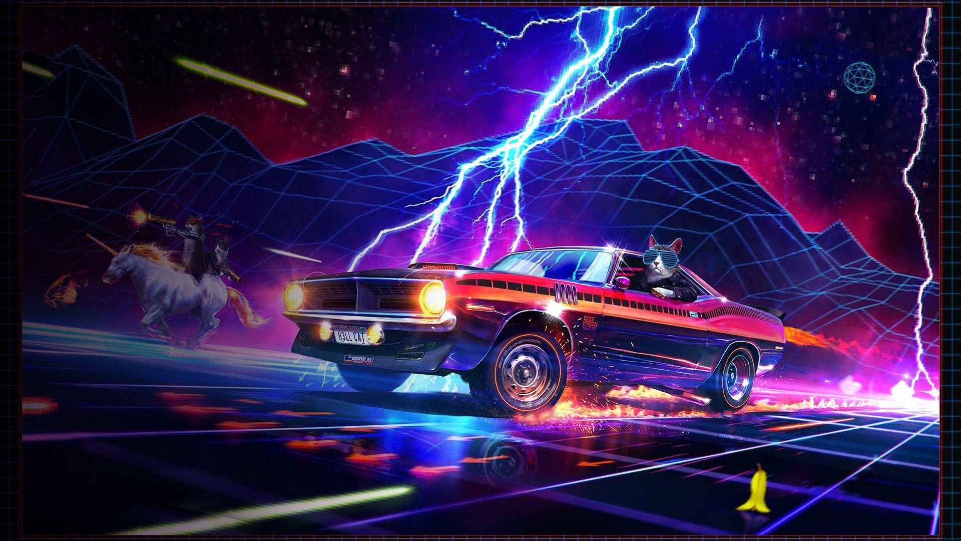 Retro Wave 1920x1080 Wallpapers - Wallpaper Cave