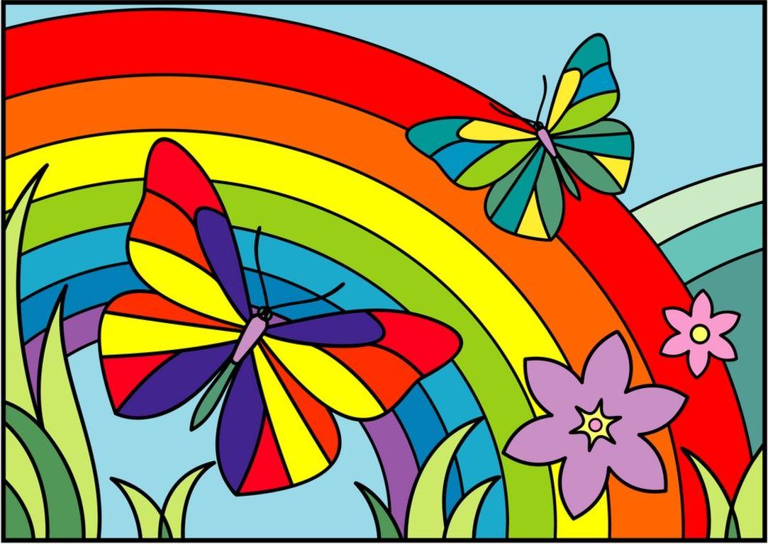 Rainbow Butterfly Wallpapers - Wallpaper Cave