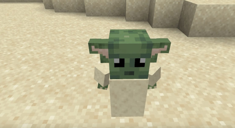 Minecraft Baby Yoda Wallpapers - Wallpaper Cave