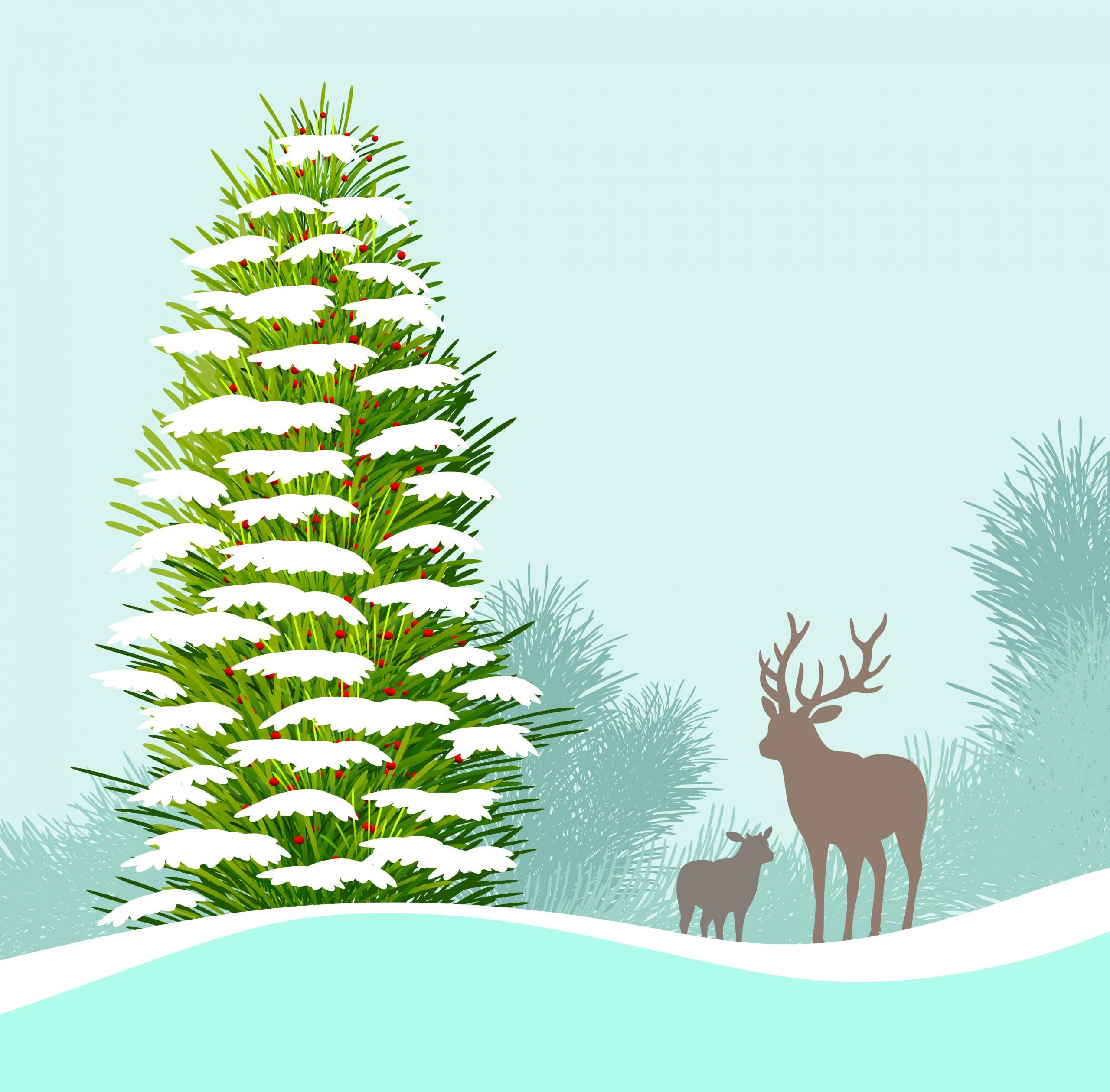Christmas Tree Card Wallpapers - Wallpaper Cave