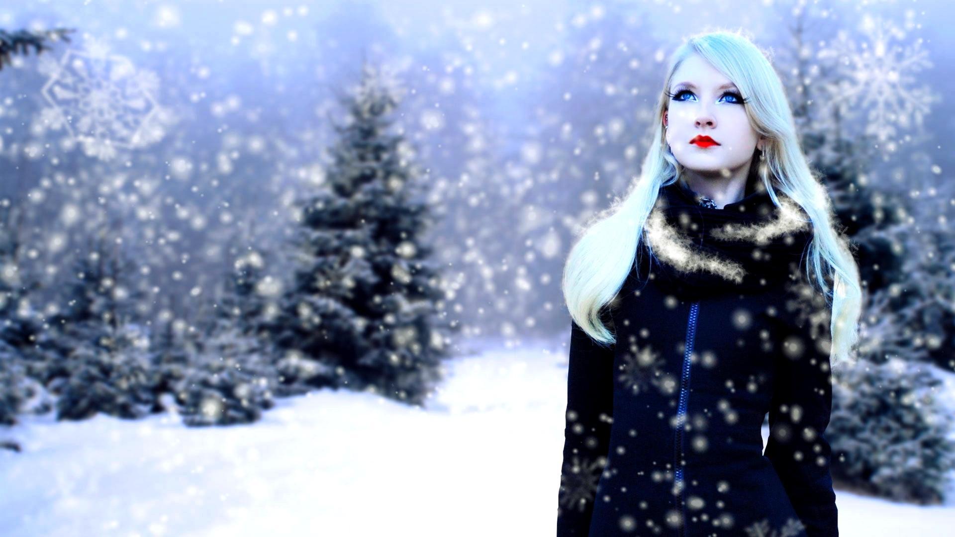 Beautiful Winter Girl Wallpapers - Wallpaper Cave