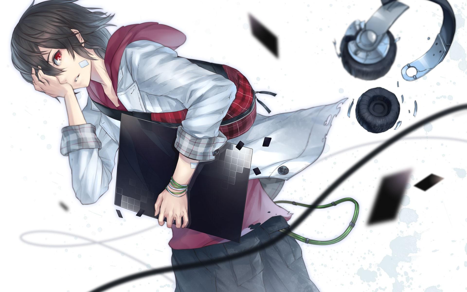 Music Anime Boy With Headphones Wallpapers Wallpaper Cave