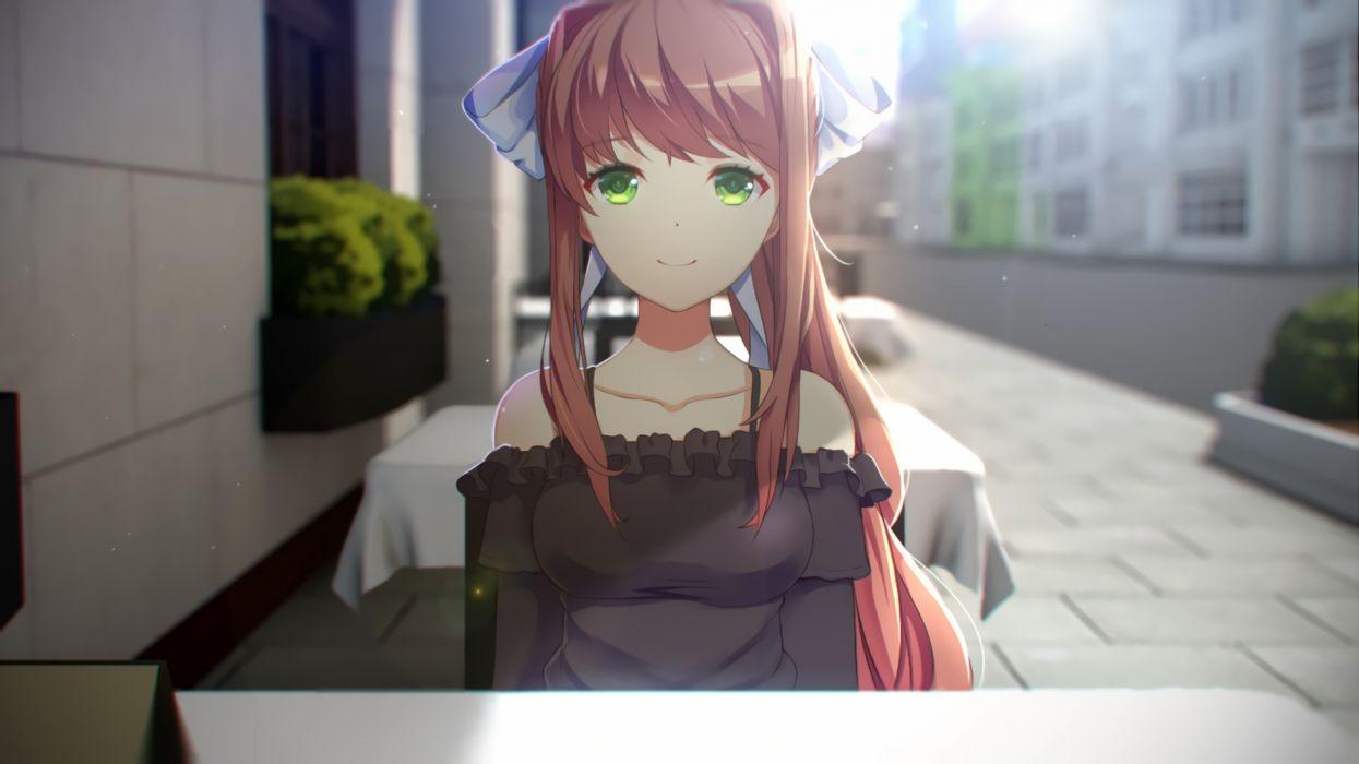 Doki Doki Literature Club Christmas Wallpapers Wallpaper Cave