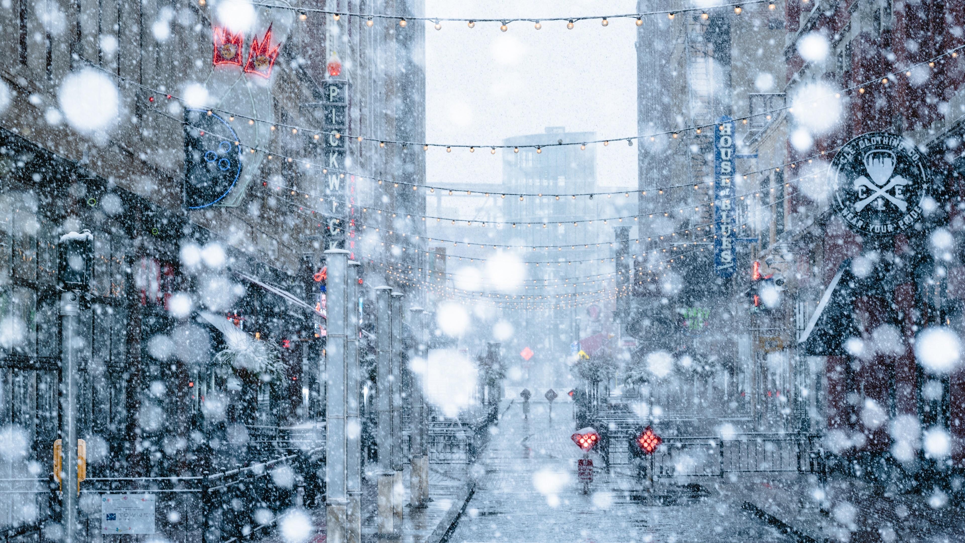 Christmas Snowfall Wallpapers - Wallpaper Cave