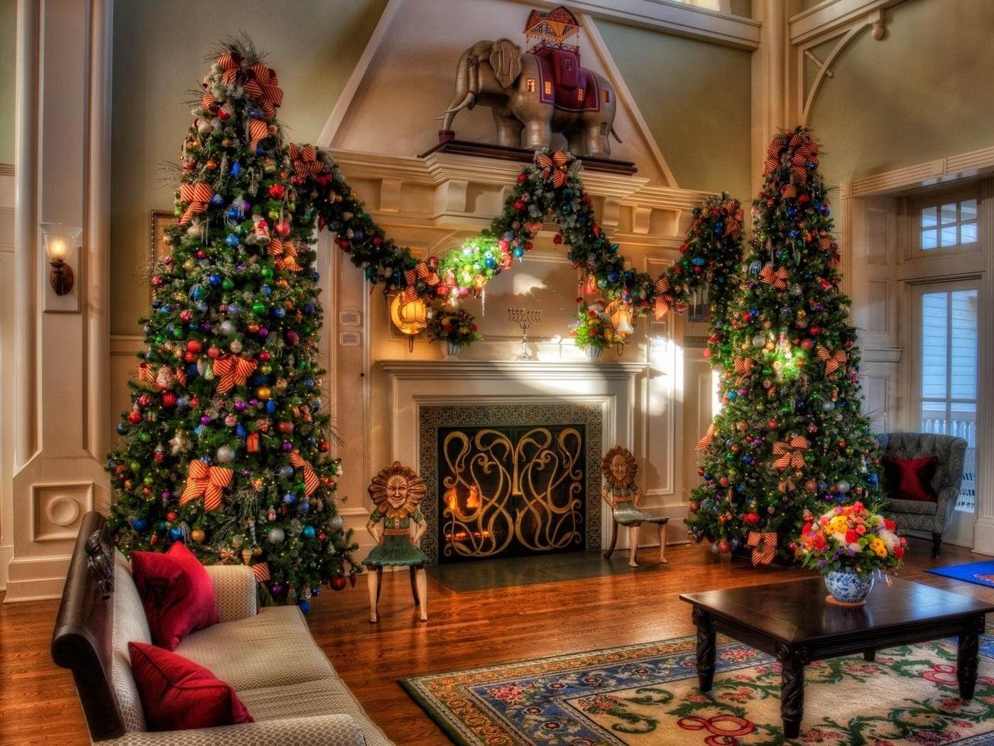 Christmas Interior Wallpapers - Wallpaper Cave