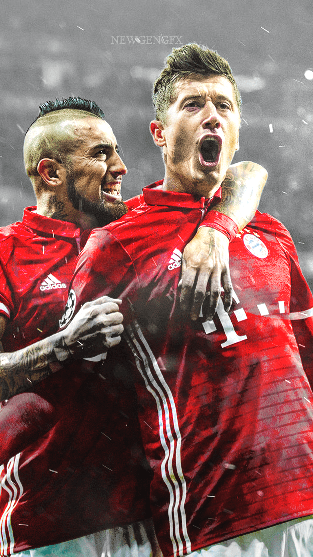 Bayern München Lewandowski Phone Wallpapers - Wallpaper Cave