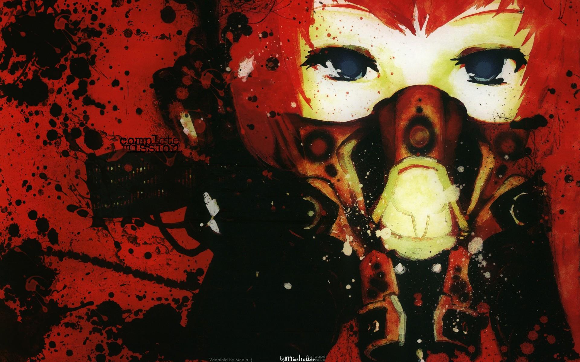 Girl Using Respirator Mask Anime Wallpapers - Wallpaper Cave